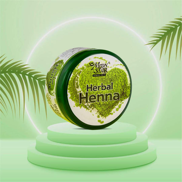 Pure Herbal Mehndi Powder (200gm) | Moonstar Essentials